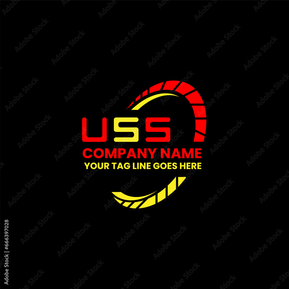 USS letter logo vector design, USS simple and modern logo. USS ...