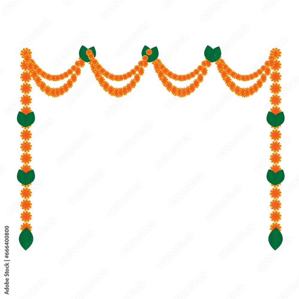 toran design with flowers and leaves for decoration and creative ideas ...