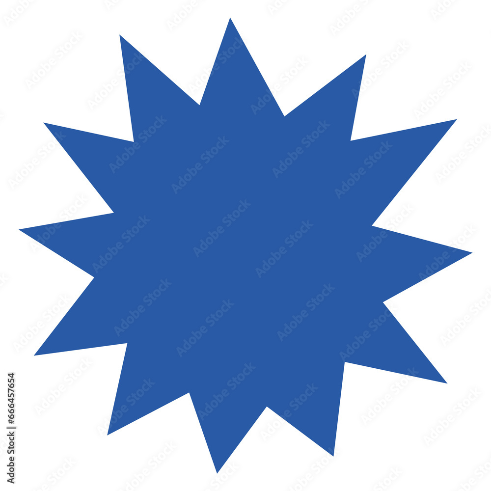 Stern Button blau mit Textfreiraum als Störer oder Hintergrund Vorlage ...