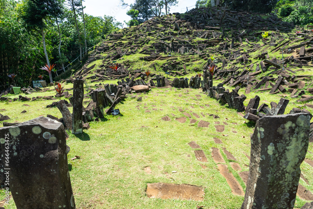 Gunung Padang Megalithic Site in Cianjur, West Java, Indonesia. Gunung ...