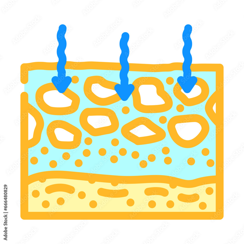 soil permeability hydrogeologist color icon vector. soil permeability ...