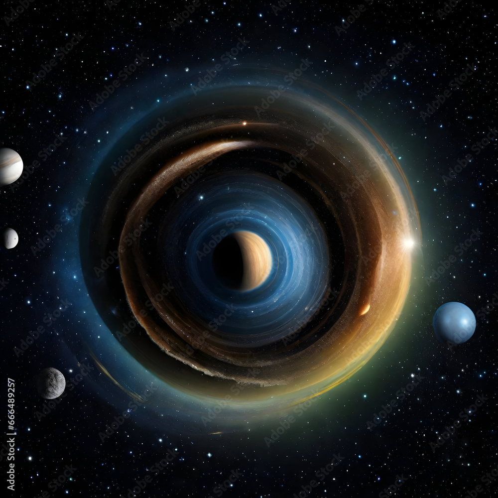 The Oort Cloud, a vast reservoir of icy bodies on the fringes of the ...