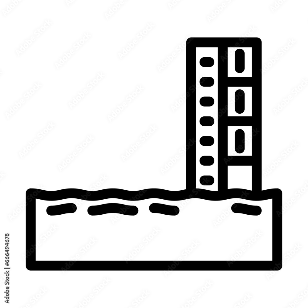 hydrology research hydrogeologist line icon vector. hydrology research ...