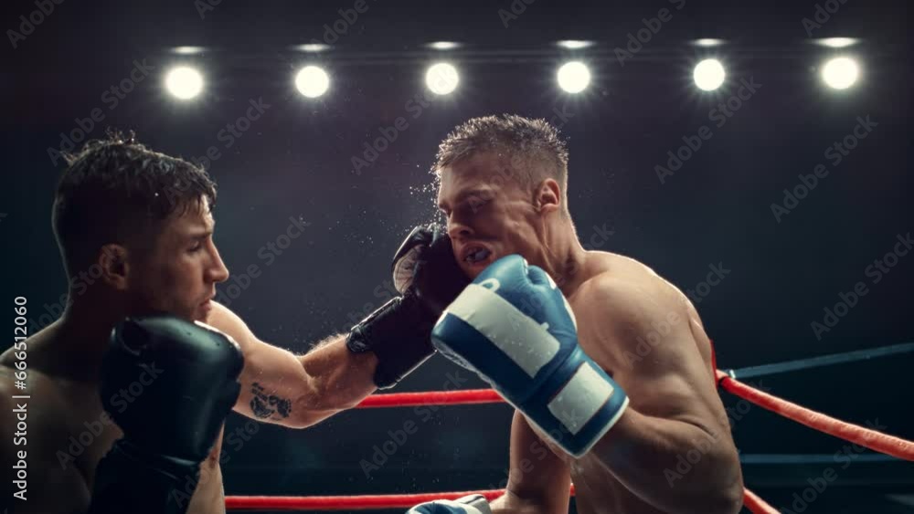 Cinematic Footage with a Speed Ramp Super Slow Motion Effect. Two ...