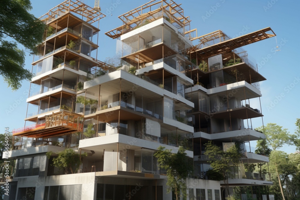 Building a residential structure inside a complex, a dynamic ...