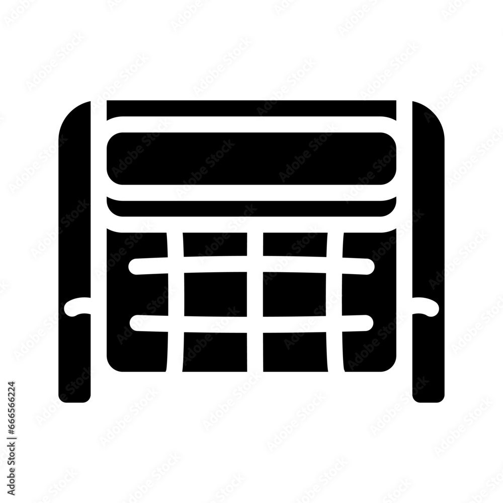 chair top view glyph icon vector. chair top view sign. isolated symbol ...