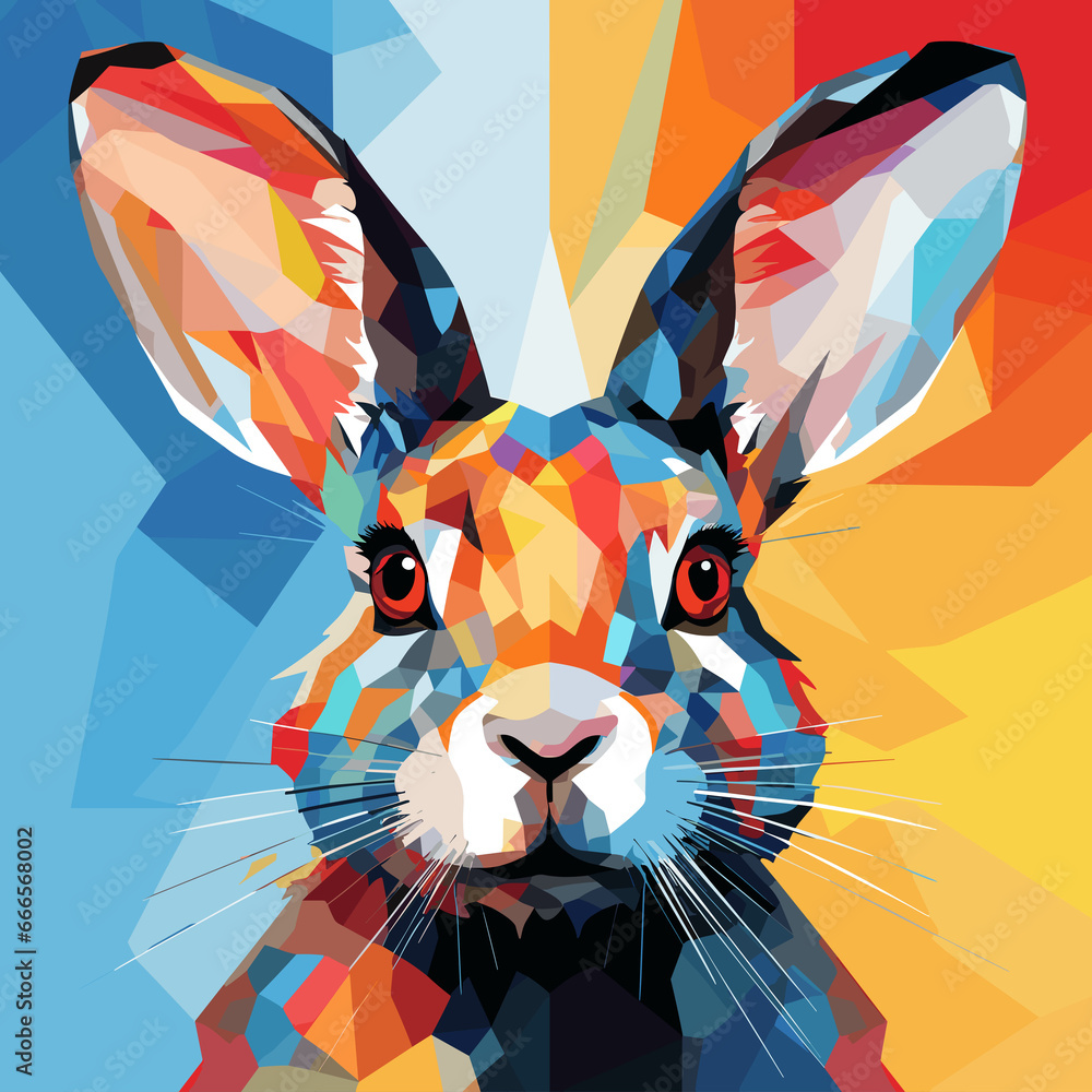 Experience the mesmerizing world of animal pop art design! Dive into a ...