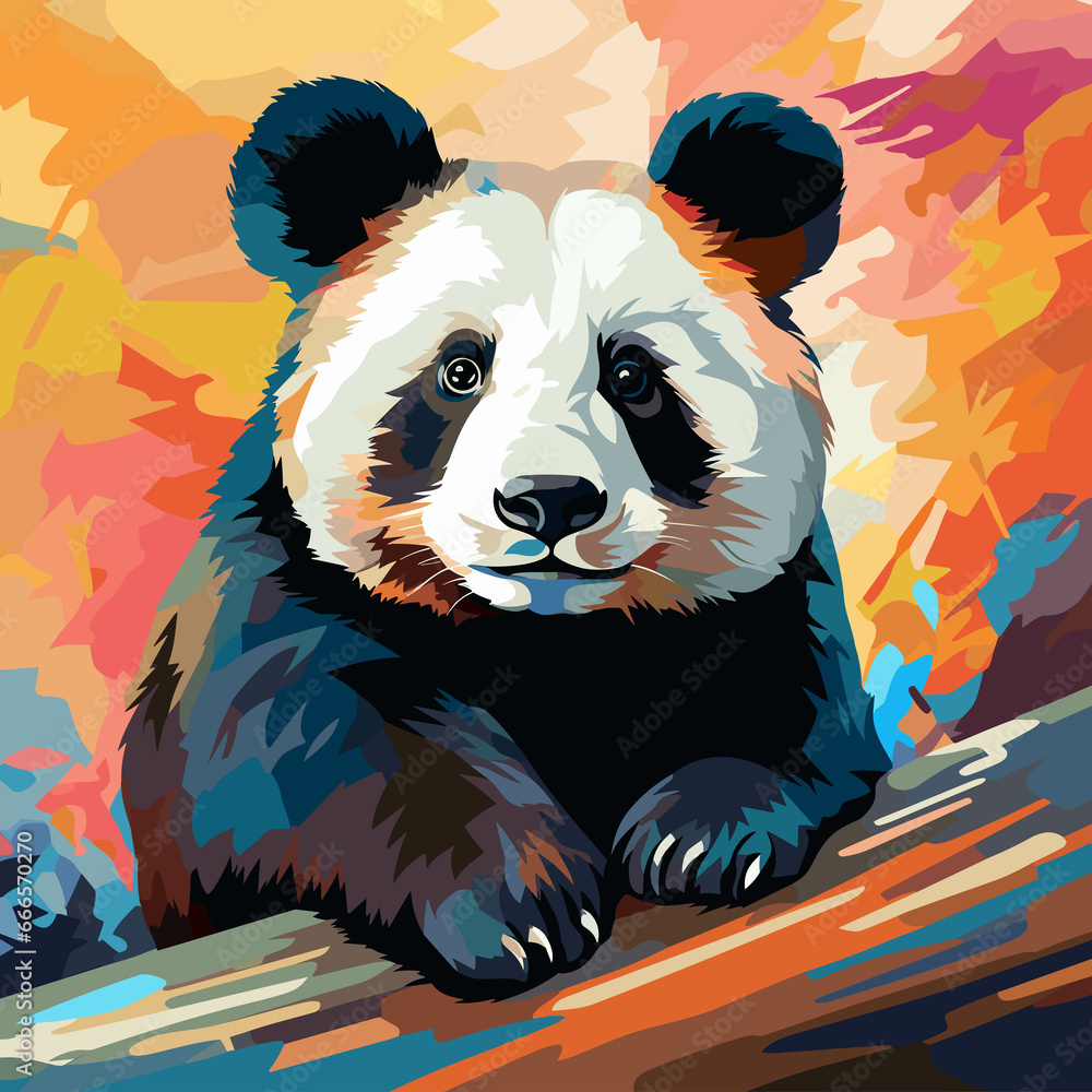 Experience the mesmerizing world of animal pop art design! Dive into a ...