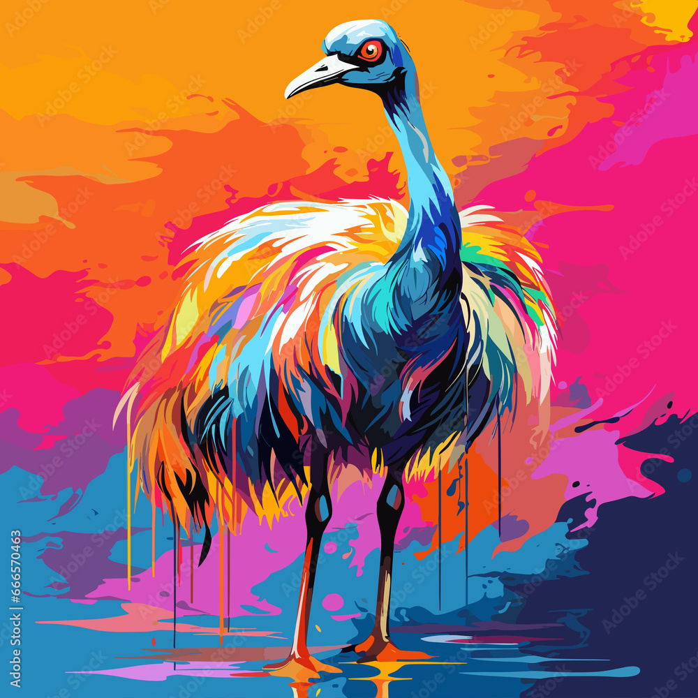 Experience the mesmerizing world of animal pop art design! Dive into a ...