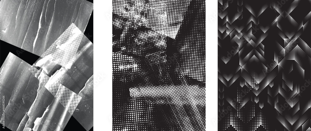 Glitch distressed grungy isolated layers . Design element for brochure ...