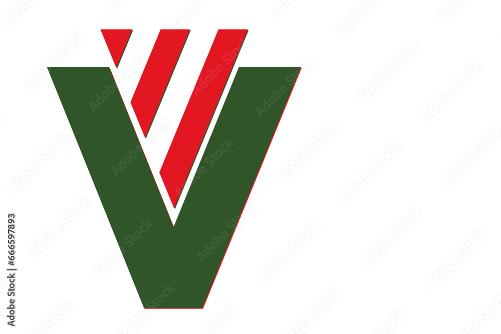 V logo, typography, letter logo, letter design, triangle, triangle in V ...