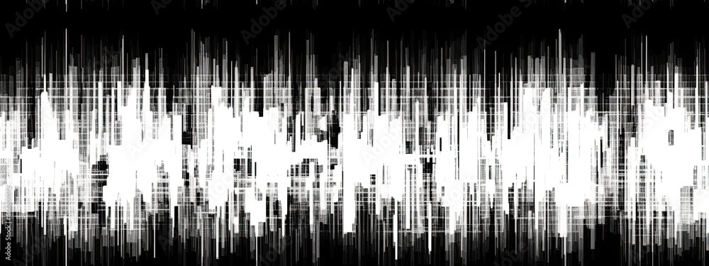 Seamless retro VHS scan lines, TV signal static noise pattern overlay ...