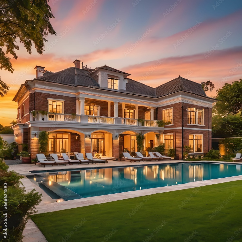 11. Nice European house architectural design with well-established ...