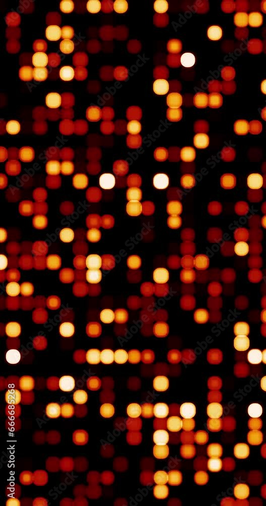 Vertical oriented animation abstract background with flickering and ...