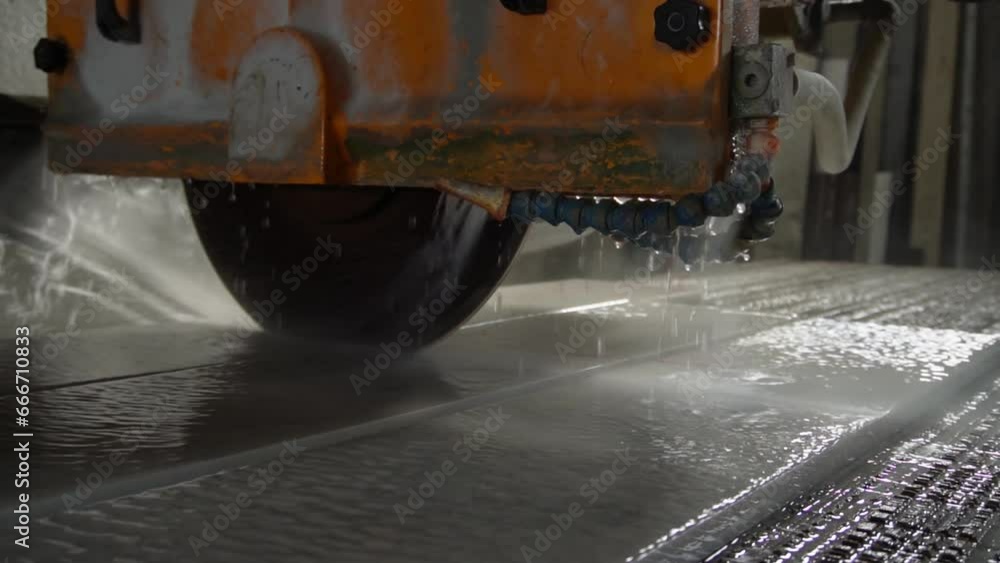 3 Axis Bridge CNC Stone Cutting Machine, This marble cutting machine ...