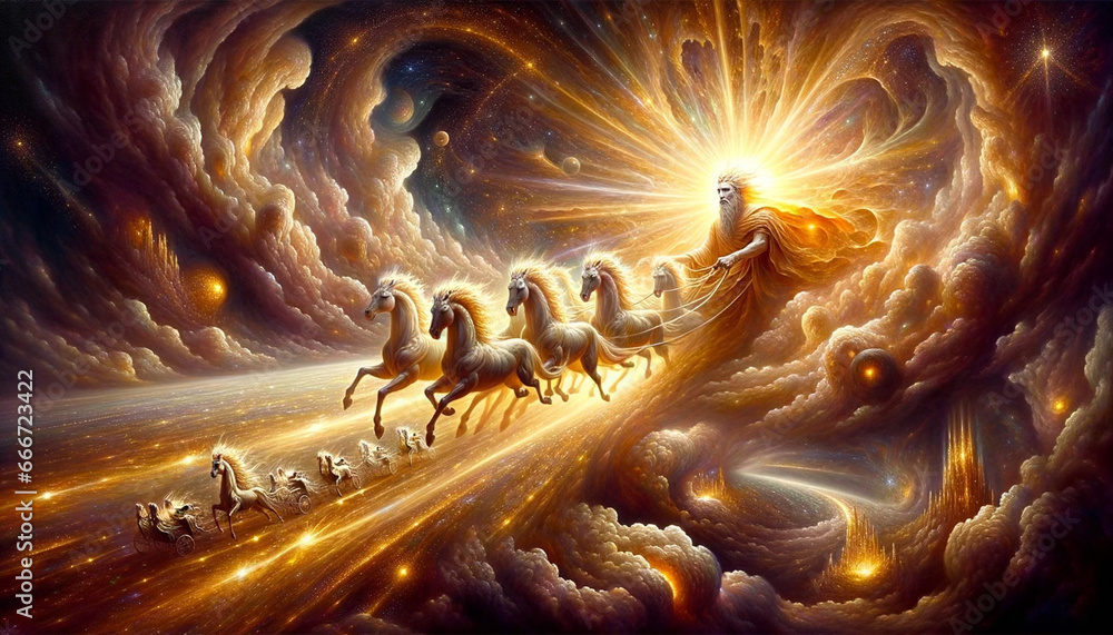 Chariot in the Sky: The Luminous Legacy of Sun God Helios: Exploring ...