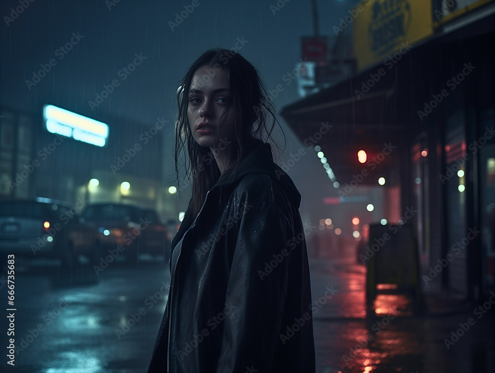 In an urban setting with symbolic rebellion, a moment of raw and honest ...