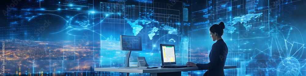 Background wallpaper AI, Artificial intelligence technology, Machine ...