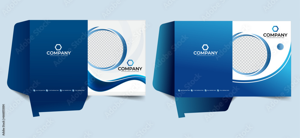 Professional creative Luxury corporate presentation Document Folders ...