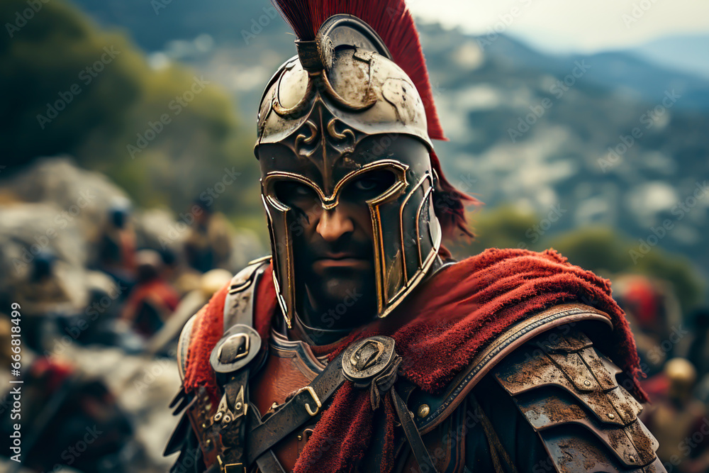 gladiators and roman soldiers, empire, scenes, cinematic style Stock ...