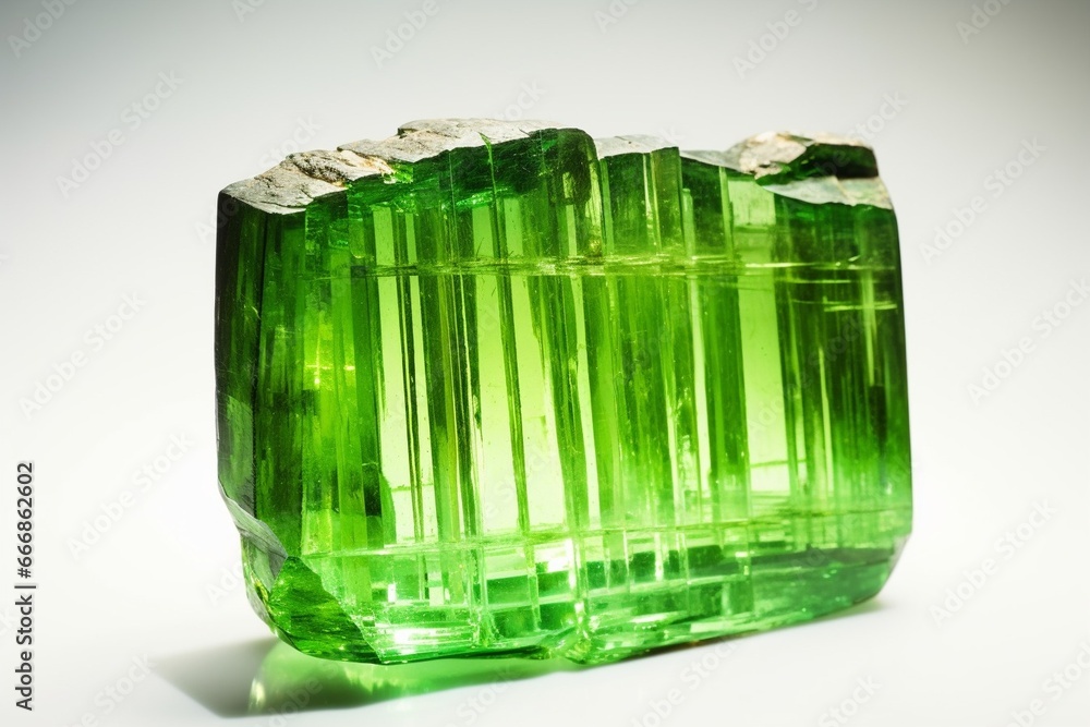 Extreme sharp and detailed photo of Amazing natural green Tourmaline ...