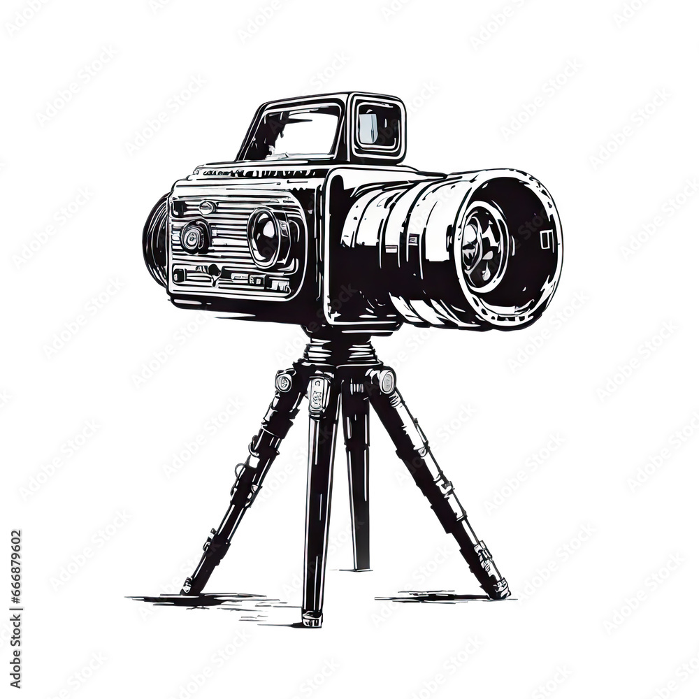 Retro spy camera clipart png 3d photo machine clipart vintage bundle ...