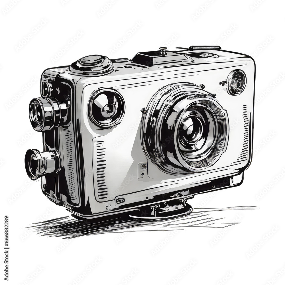 Retro spy camera clipart png 3d photo machine clipart vintage bundle ...