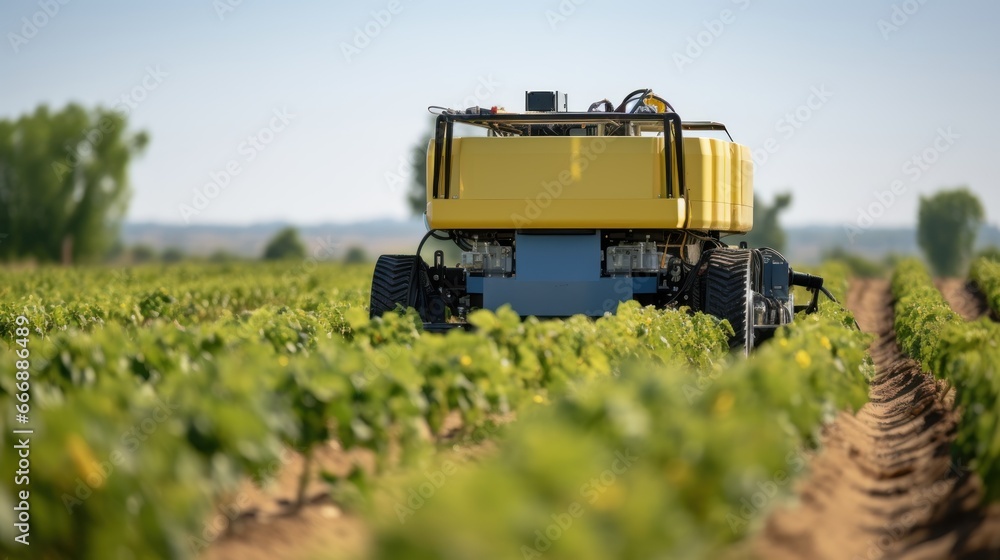 Automated machinery, including robotic harvesters and self - driving ...