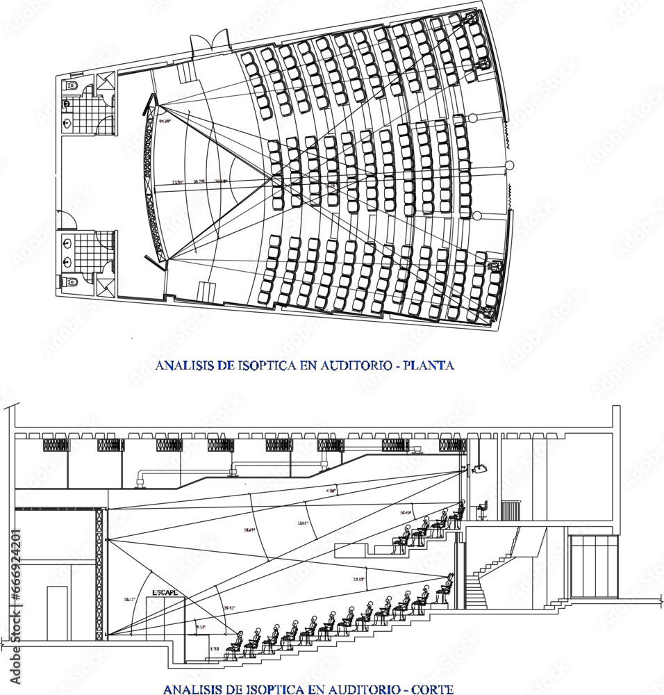vector illustration of a detailed sketch of the interior plan and ...