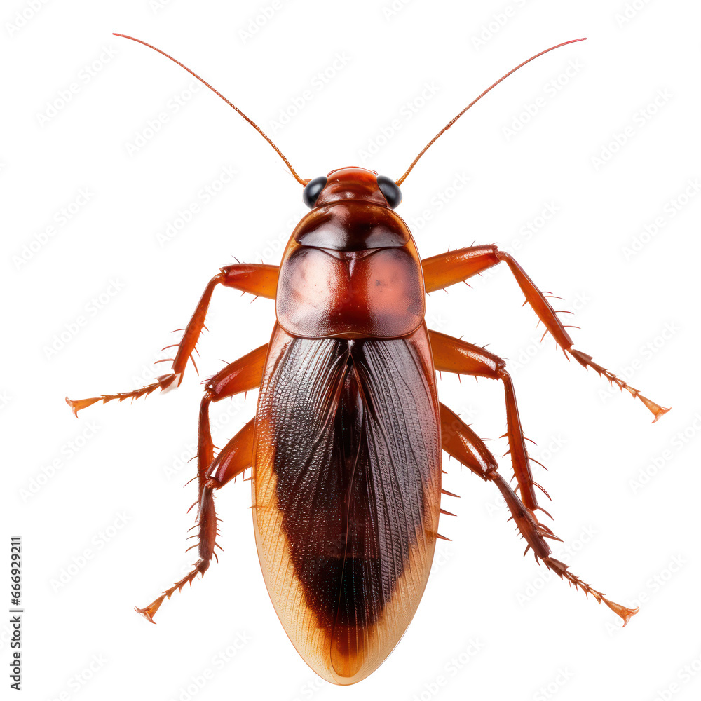 German cockroach isolated on transparent background,transparency Stock ...