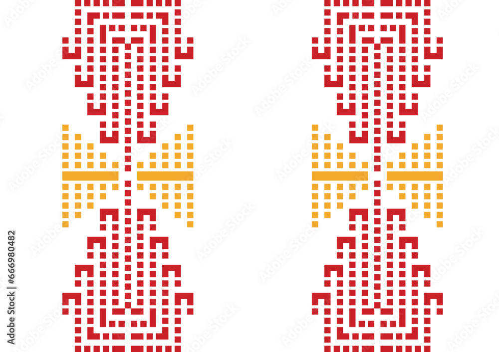Philippine Indigenous seamless geometric pattern Tboli weaving inspired ...