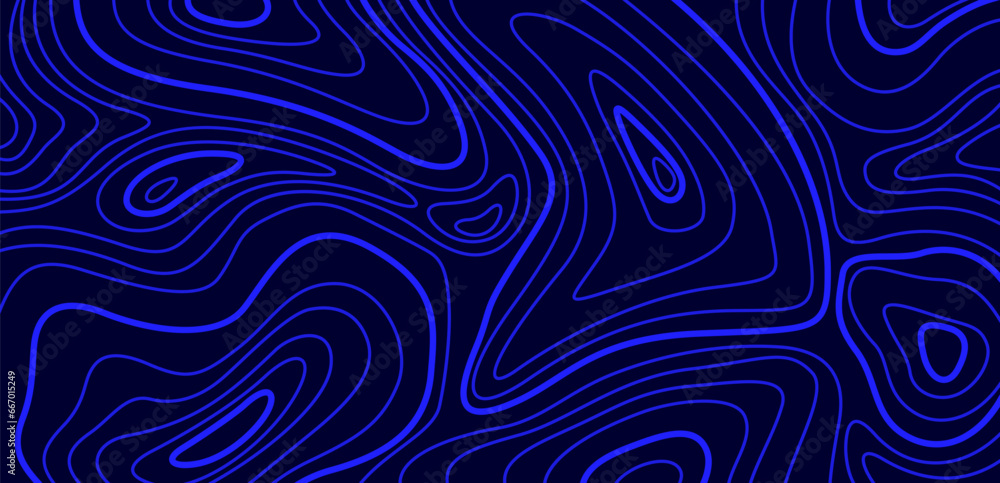 Topographic map texture. Blue radar. Abstract linear background. Vector ...