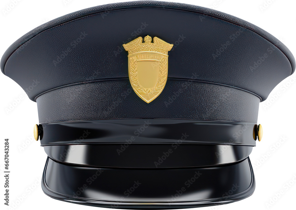police hat transparent background PNG clipart Stock Illustration ...