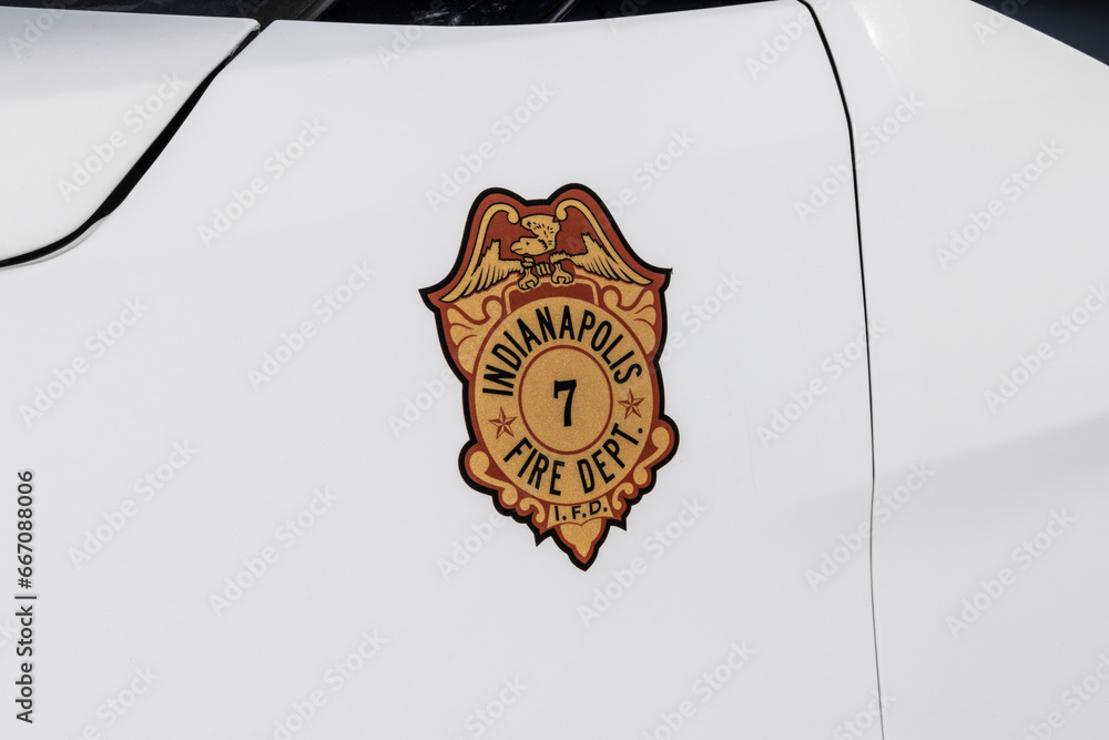 Indianapolis Fire Department Station 7 logo. IFD provides safety and ...