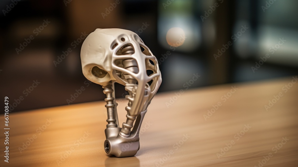Prosthetics and Implants: An image of an artificial hip joint implant ...