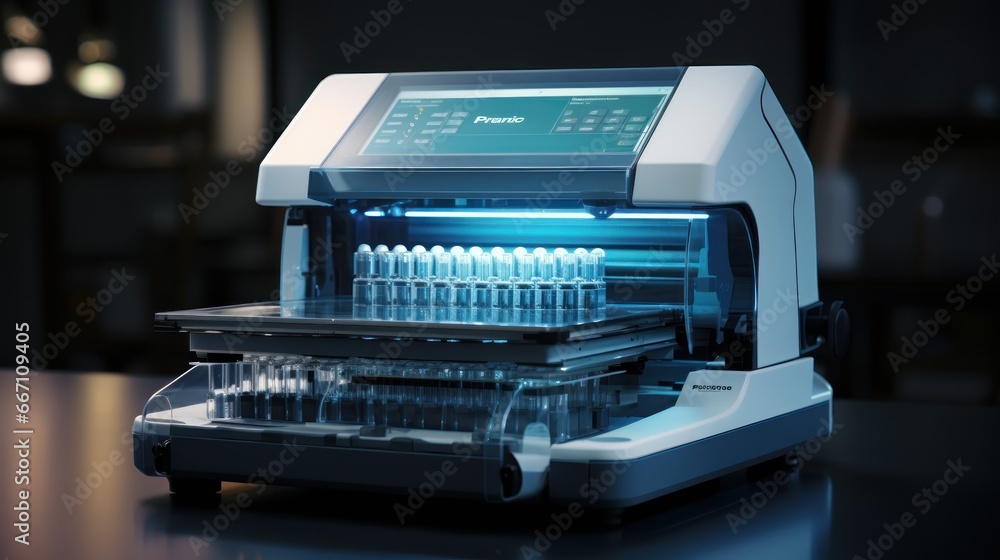 Medical Lab Equipment: "A labeled diagram of a polymerase chain ...