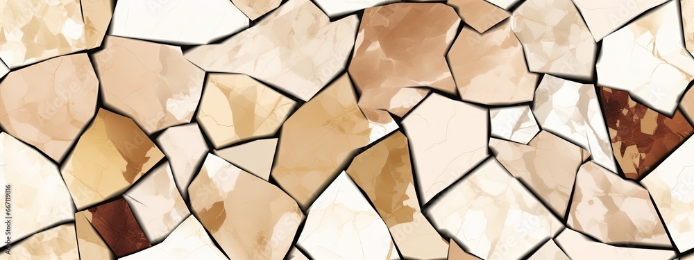 Seamless cracked kintsugi natural stone patchwork background texture ...