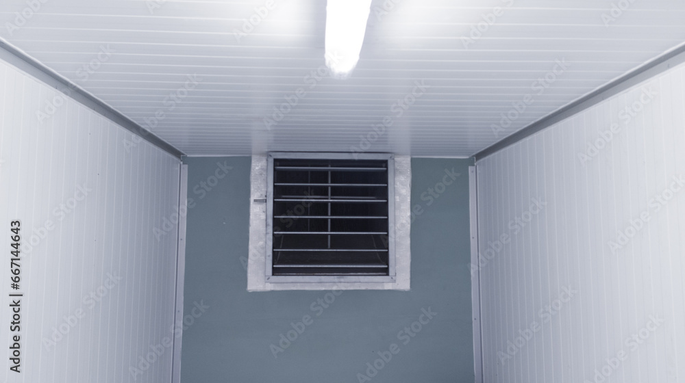 Air hole window from the AHU machine to be distributed to each machine ...