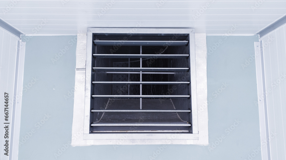 Air hole window from the AHU machine to be distributed to each machine ...