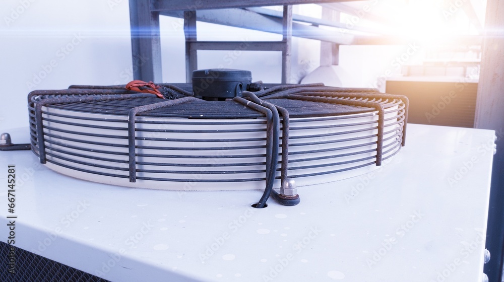 Industrial HVAC air conditioning vent, Instalation of hvac system ...