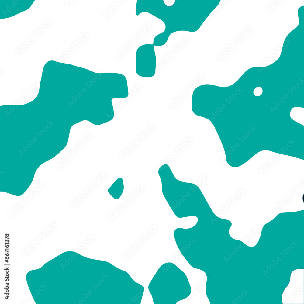 Abstract Cow skin texture. Piebald skin vector with geographic land ...