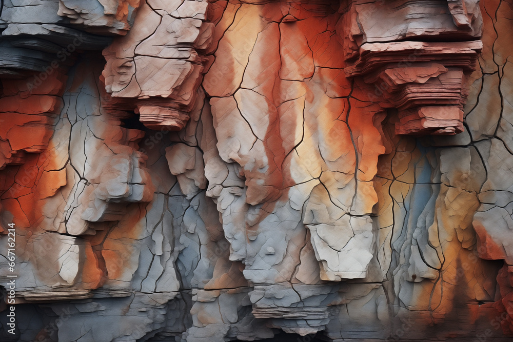 Nature-Inspired textures: Organic stone surface with wavy texture ...