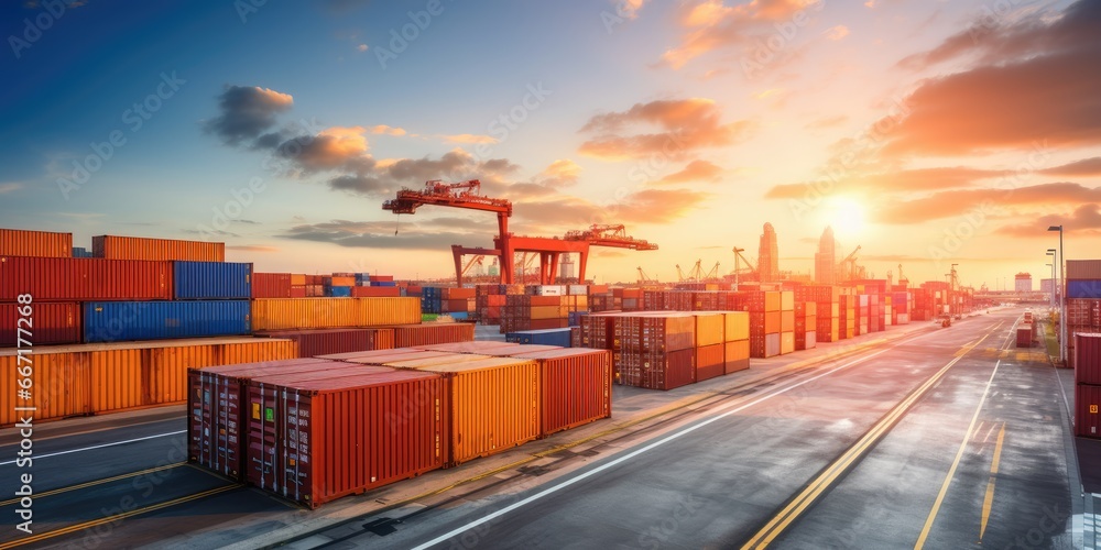 System transportation and logistics concept Top-down photography of ...