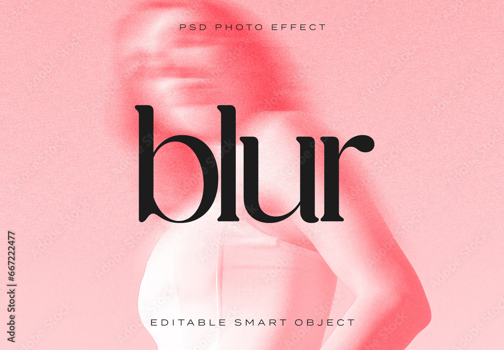 Blur Image Effect Stock Template | Adobe Stock