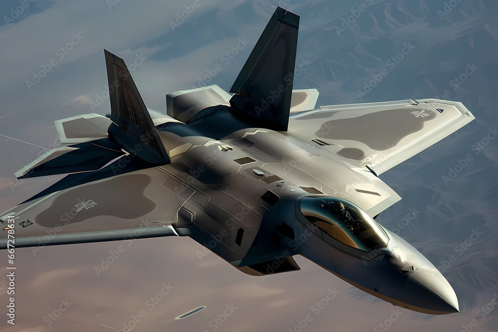 Lockheed Martin F-22 Raptor - United States - Stealth tactical fighter ...