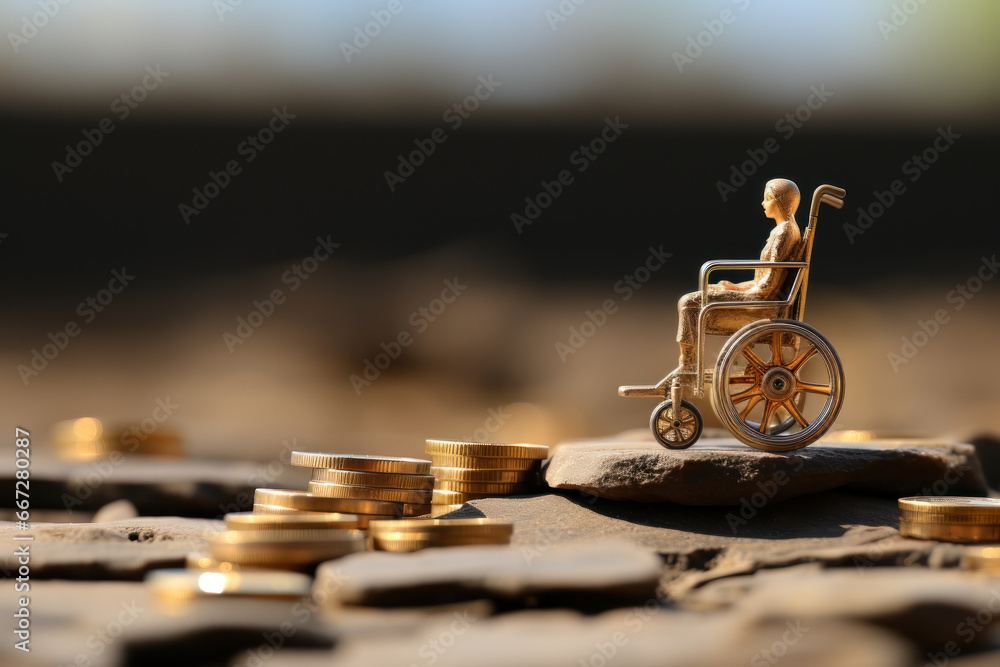 A person with disabilities accessing a ramp, highlighting the ...