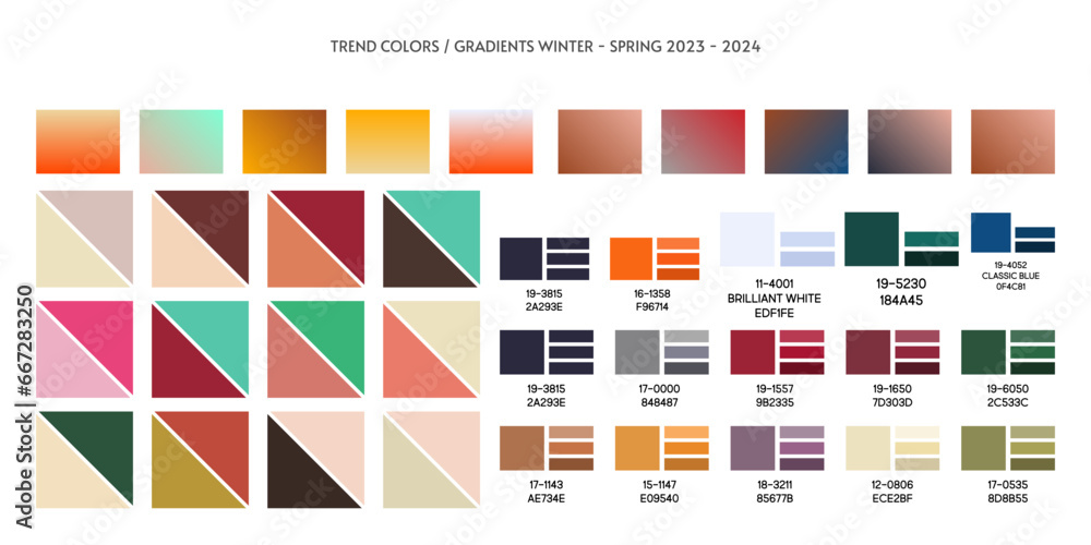 Fashion Color Trend Autumn Winter 2020 2021 Color Palette Forecast Of The Future Color Trend