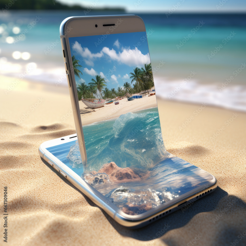 Experience breathtaking 3D effects on mobile phone while gazing at a ...