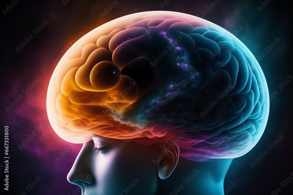 Zero dimensional space, black space, cosmos, giant almost entirely ...