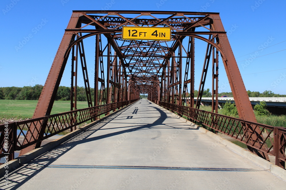 Oklahoma City, Oklahoma, USA; October 24 2023: The Lake Overholser ...